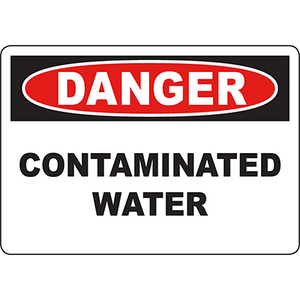 DANGER High Pressure Water Sign | Graphic Products