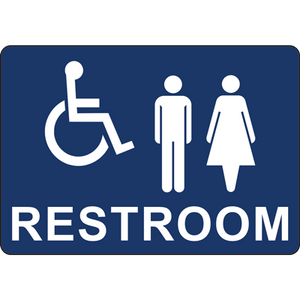 Bathroom, Washroom and Restroom Signs