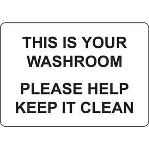 Bathroom, Washroom and Restroom Signs