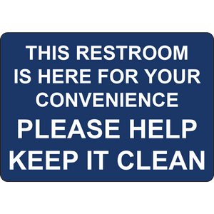 Bathroom, Washroom and Restroom Signs