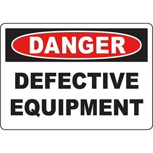 DANGER Heavy Equipment Crossing Sign | Graphic Products