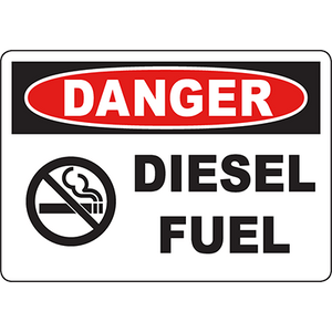 DANGER Fuel Storage No Smoking Sign | Graphic Products