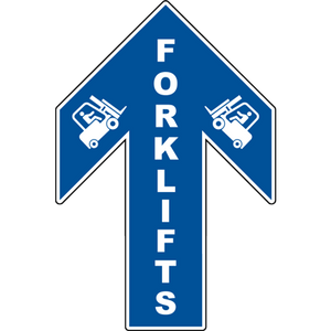 Forklift Floor Signs | Traffic Floor Signs | DuraLabel