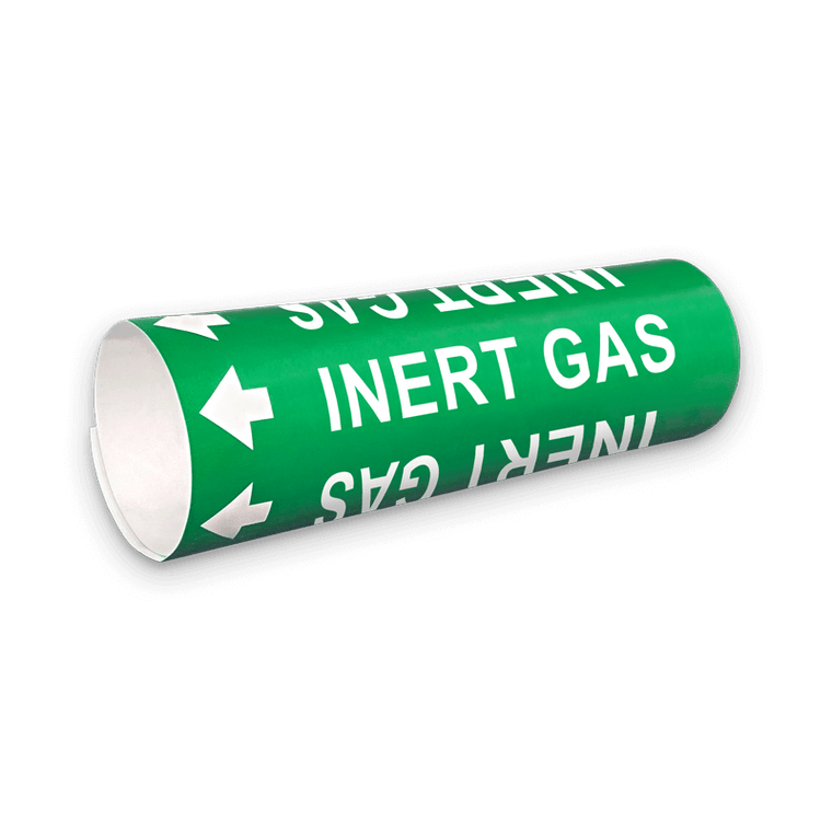 INERT GAS PIPE MARKER | Graphic Products