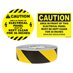 Electrical Panel Clearance Bundle | Safety Signs | DuraLabel