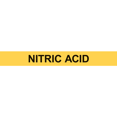 NITRIC ACID PIPE MARKER | Graphic Products