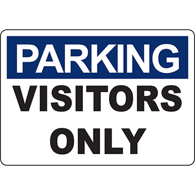 PARKING Visitors Only Sign | Graphic Products