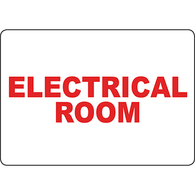 Electrical Room Sign - DuraLabel