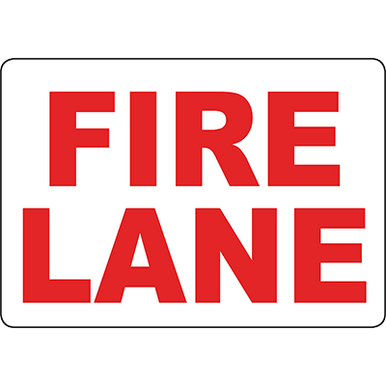 Fire Lane Keep Clear Sign | Graphic Products