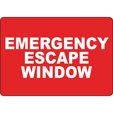 Emergency Escape Window | Graphic Products