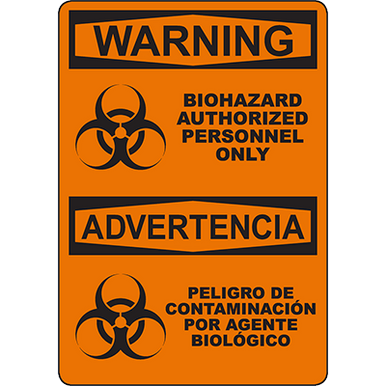 Bilingual Biohazard Personnel | Graphic Products