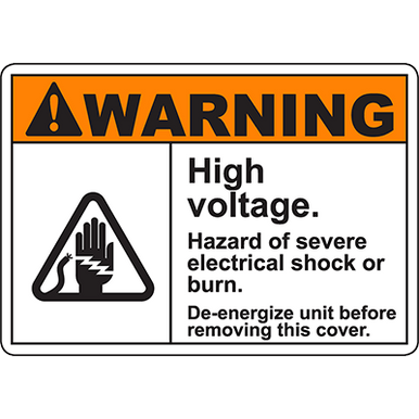 WARNING Sign - DuraLabel