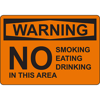 WARNING No Sign | Graphic Products