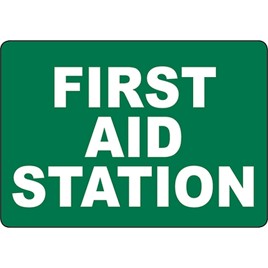 First Aid Station Sign - DuraLabel