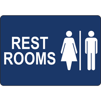 REST ROOMS SIGN | Graphic Products