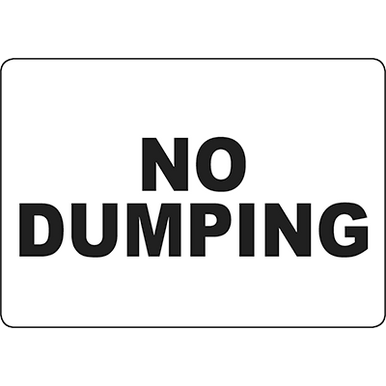 No Dumping Sign | Graphic Products