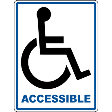 Accessible Floor Sign | Floor Sign | DuraLabel