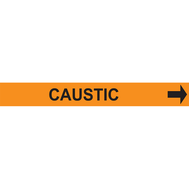 CAUSTIC PIPE MARKER - DuraLabel