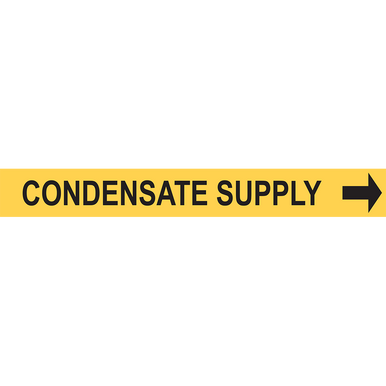 CONDENSATE SUPPLY PIPE MARKER | Graphic Products