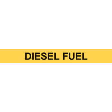 Diesel Fuel Pipe Marker | ANSI & ASME | DuraLabel