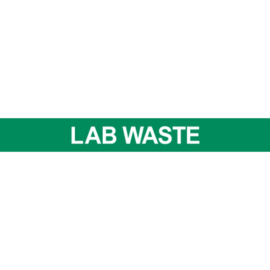 Lab Waste Pipe Marker for Water | Graphic Products