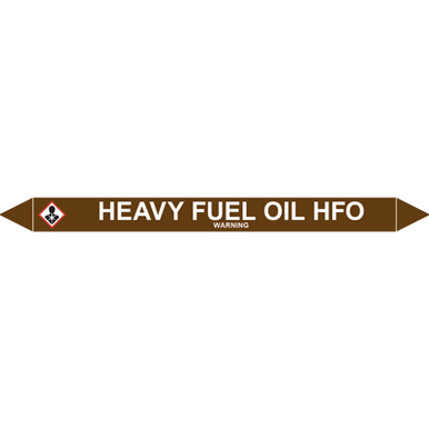 HEAVY FUEL OIL HFO European Pipe Marker | Graphic Products