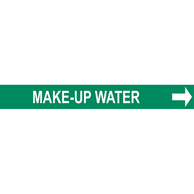 MAKE UP WATER PIPE MARKER | Graphic Products