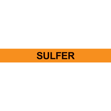 SULFER PIPE MARKER | Graphic Products