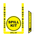 Spill Kit Floor Sign Bundle | Floor Sign | DuraLabel