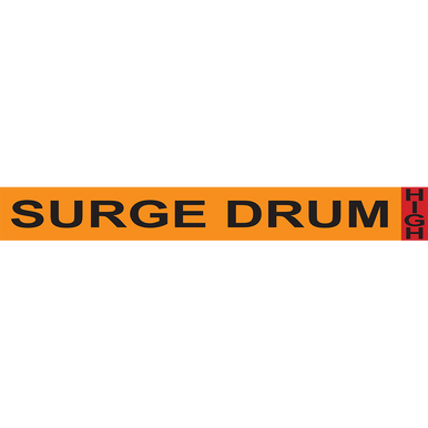 Surge Drum System Component Ammonia | Pipe Label | DuraLabel