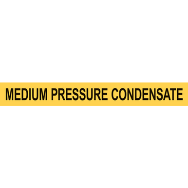 MEDIUM PRESSURE CONDENSATE PIPE MARKER - DuraLabel