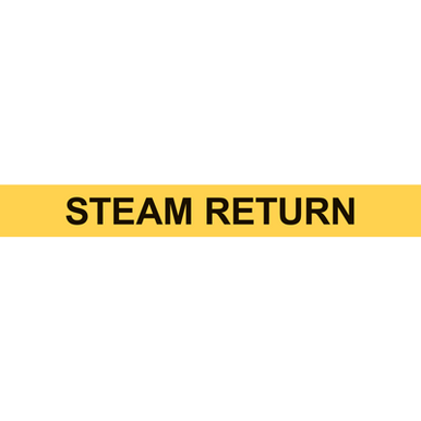 STEAM RETURN PIPE MARKER - DuraLabel