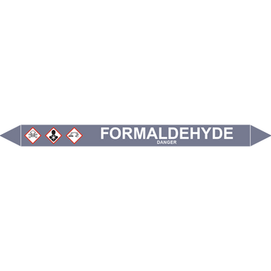 FORMALDEHYDE European Pipe Marker - DuraLabel