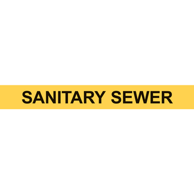 Sanitary Sewer Pipe Marker | Graphic Products