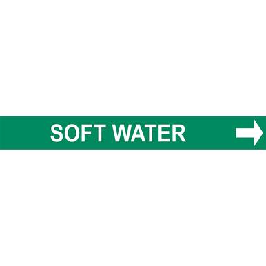 Soft Water Pipe Marker | Pipe Labels | DuraLabel