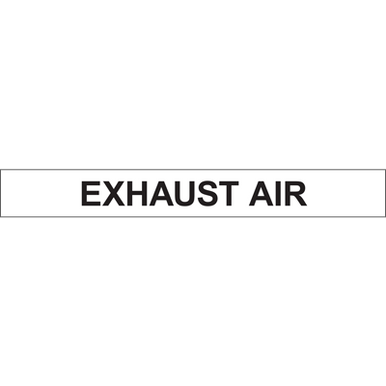 EXHAUST AIR PIPE MARKER | Graphic Products
