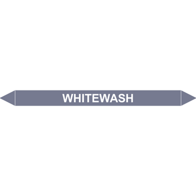 WHITEWASH European Pipe Marker | Graphic Products
