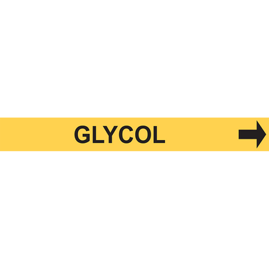 Pre-2007 ANSI Glycol Pipe Marker | Graphic Products