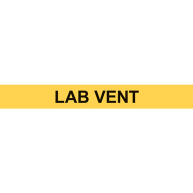 LAB VENT PIPE MARKER | Graphic Products