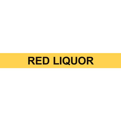 RED LIQUOR PIPE MARKER | Graphic Products