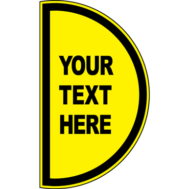 Your Text Here Floor Sign | Floor Marking | DuraLabel