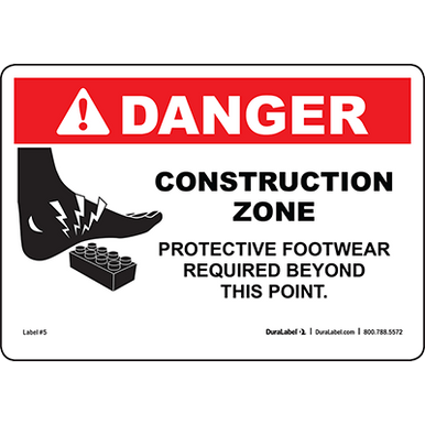 Danger Construction Zone | Graphic Products