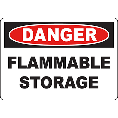 Danger: Flammable Storage Signs & Labels | Graphic Products