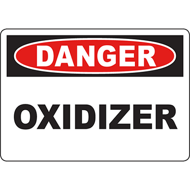 DANGER Oxidizer Sign | Graphic Products