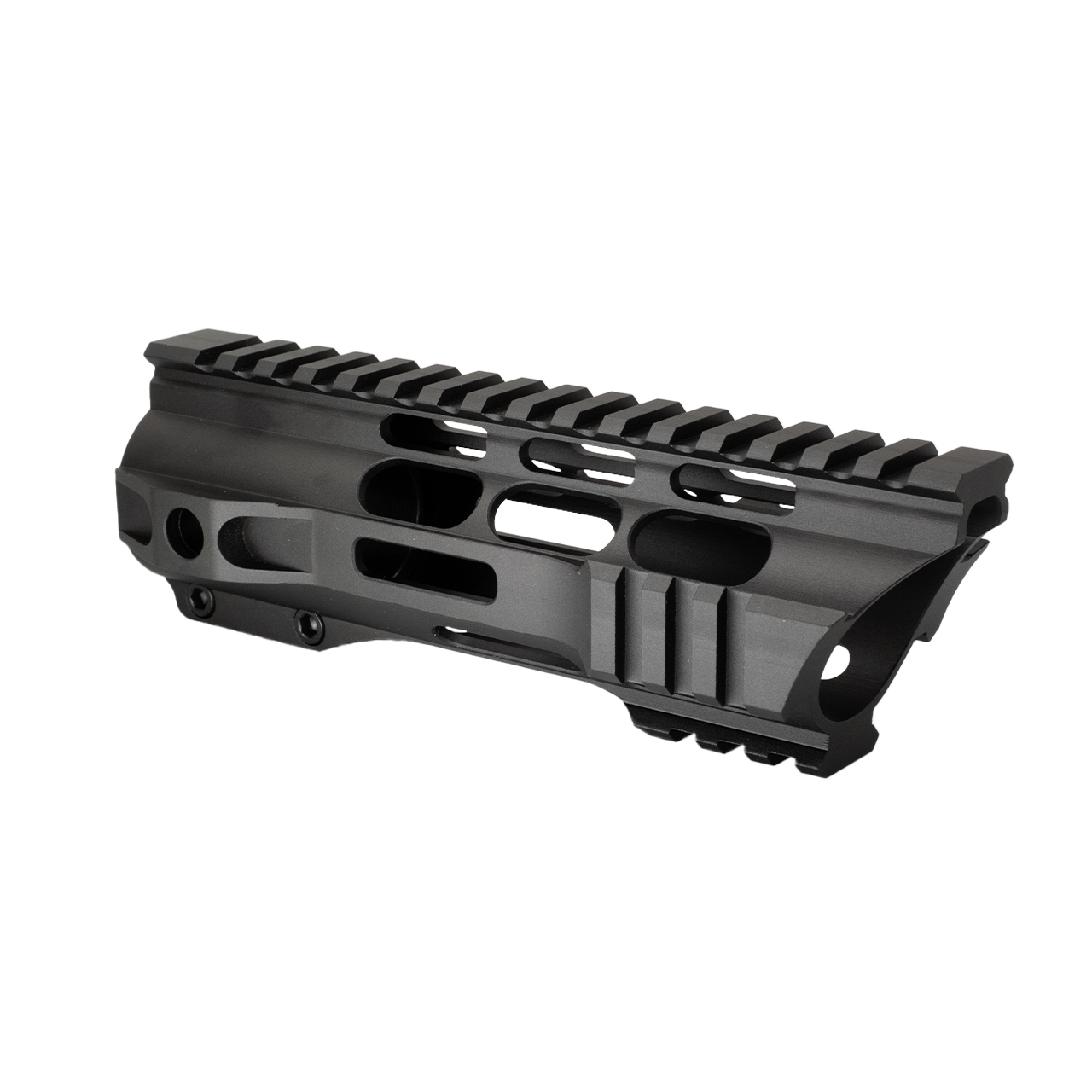 JE Machine Tech M-Lok Free Float Slant Cut Quad Rail Handguard