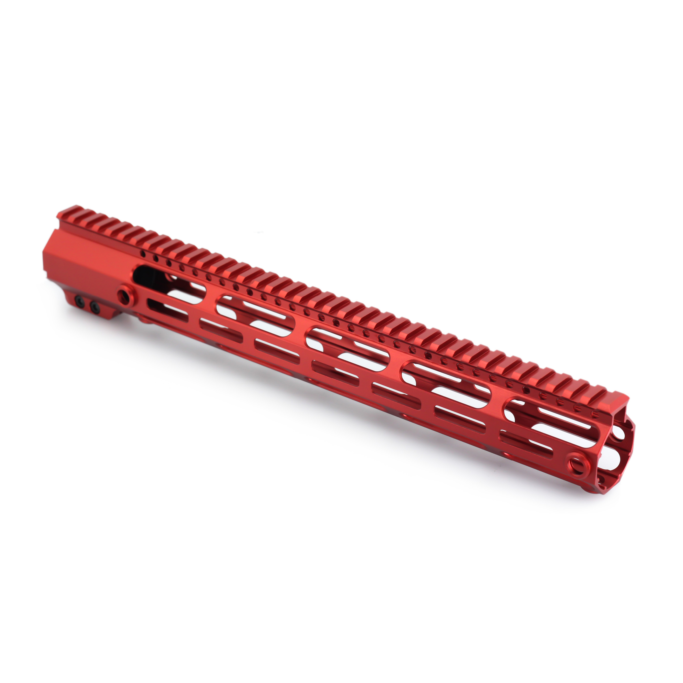 AR-15 M-LOK Versatile Free Float Handguard Red