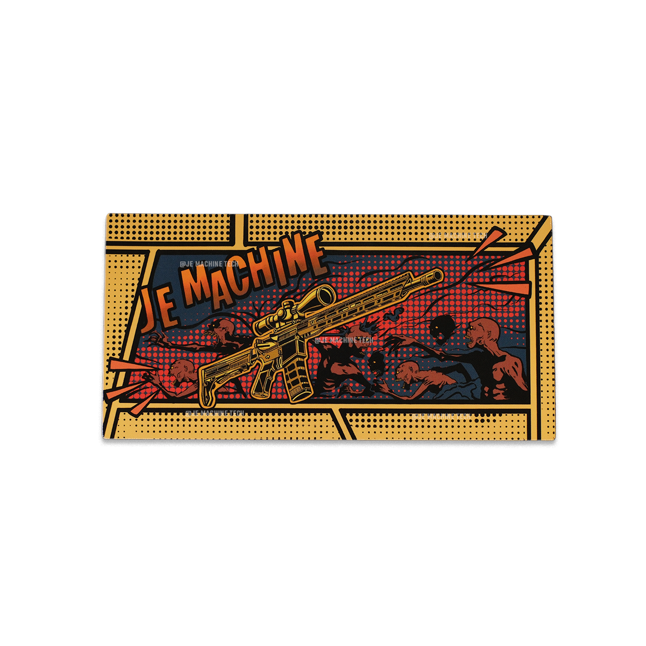 JE Machine Tech Rifle Zombie Sticker