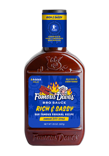 Famous Daves Bbq Sauce Rich And Sassy Shop Jadas