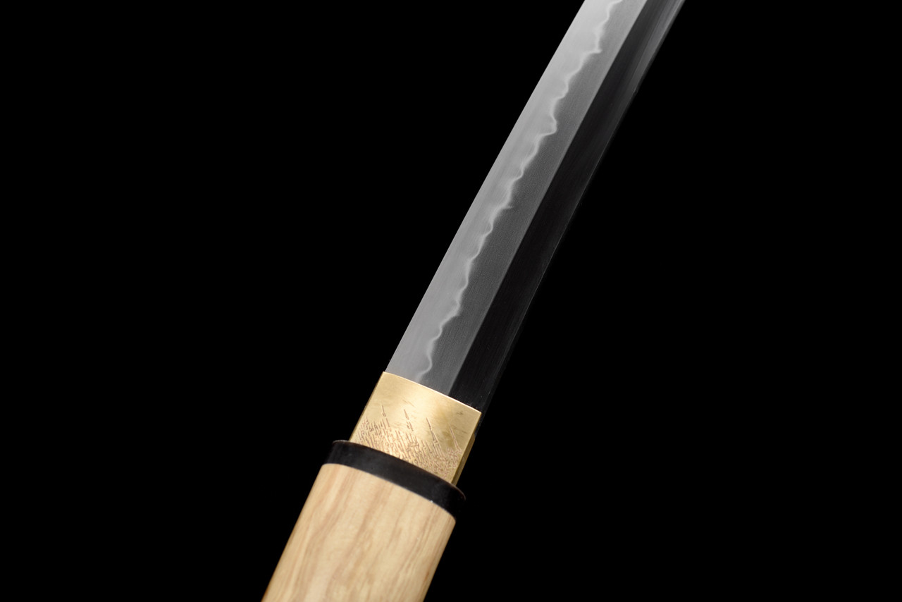 Ronin Katana Hammer Forged Bare Blade Samurai Sword #3 - Ronin Katana