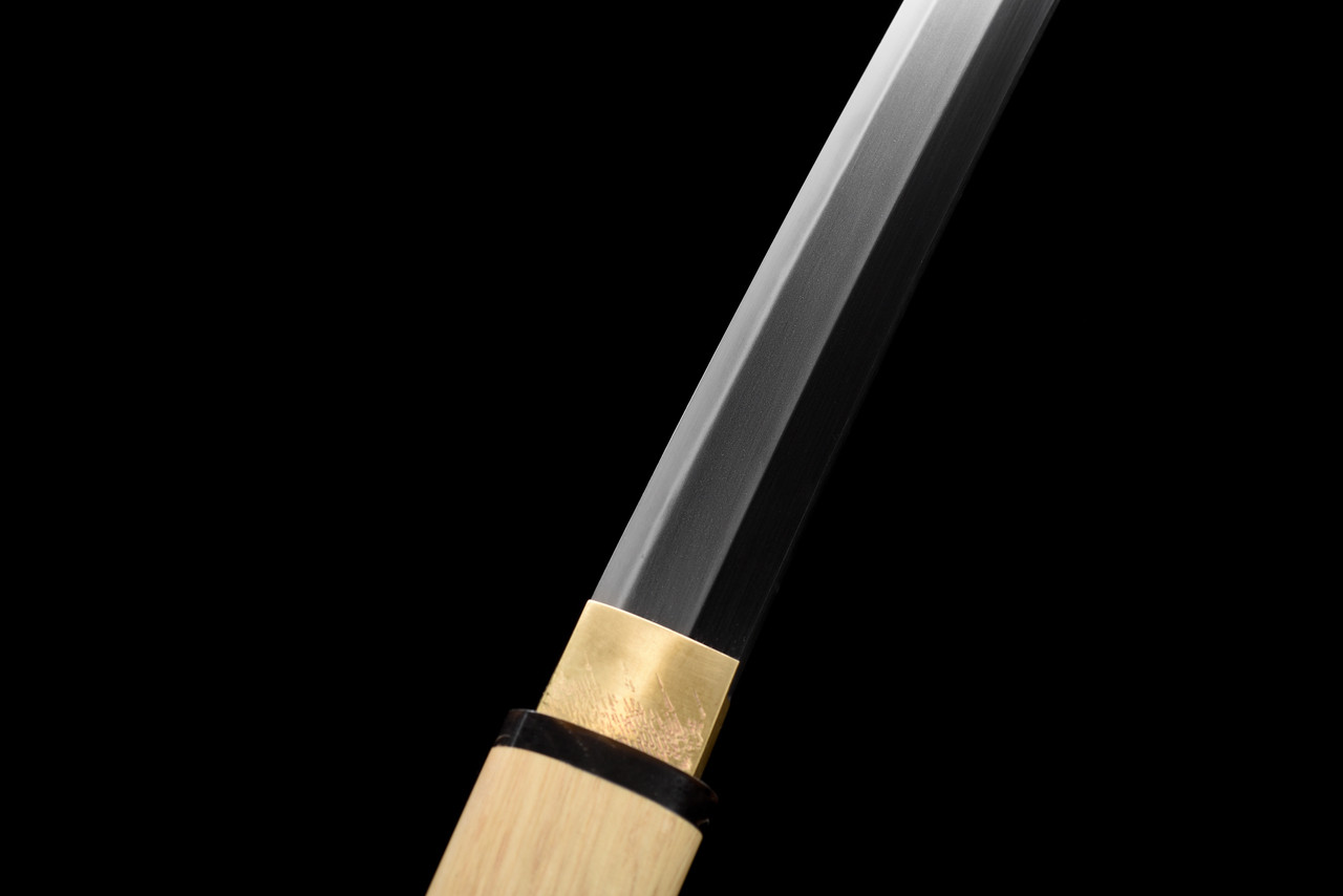 Ronin Katana Hammer Forged Bare Blade Samurai Sword #5 - Ronin Katana